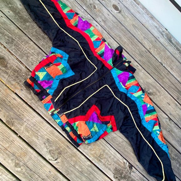 Jackets & Coats | Vintage Multicolor Jacket | Poshmark